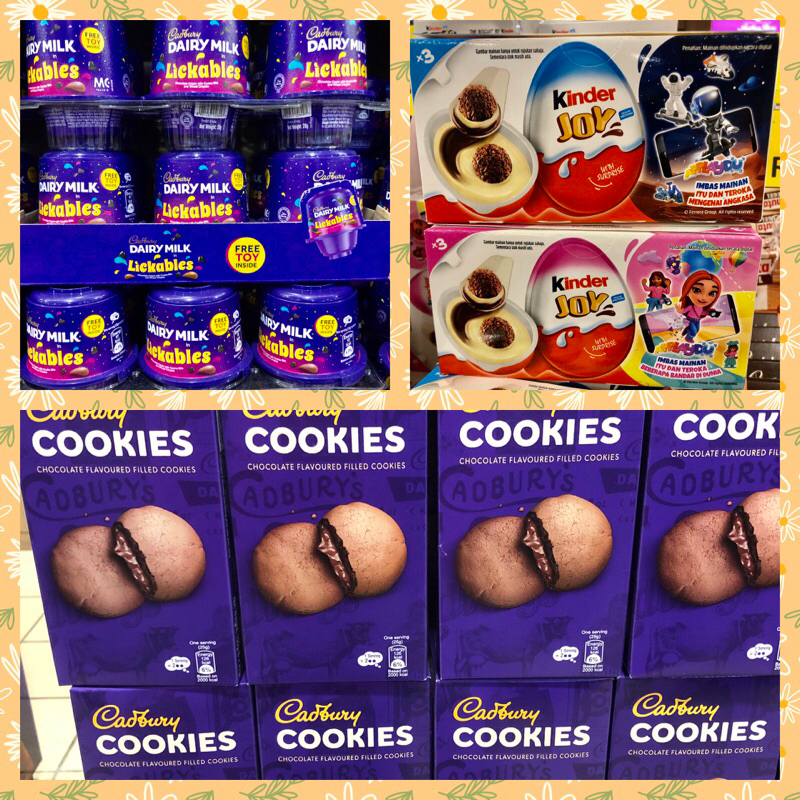 CADBURY COLLECTION & KINDER JOY (3x20g) | Shopee Philippines