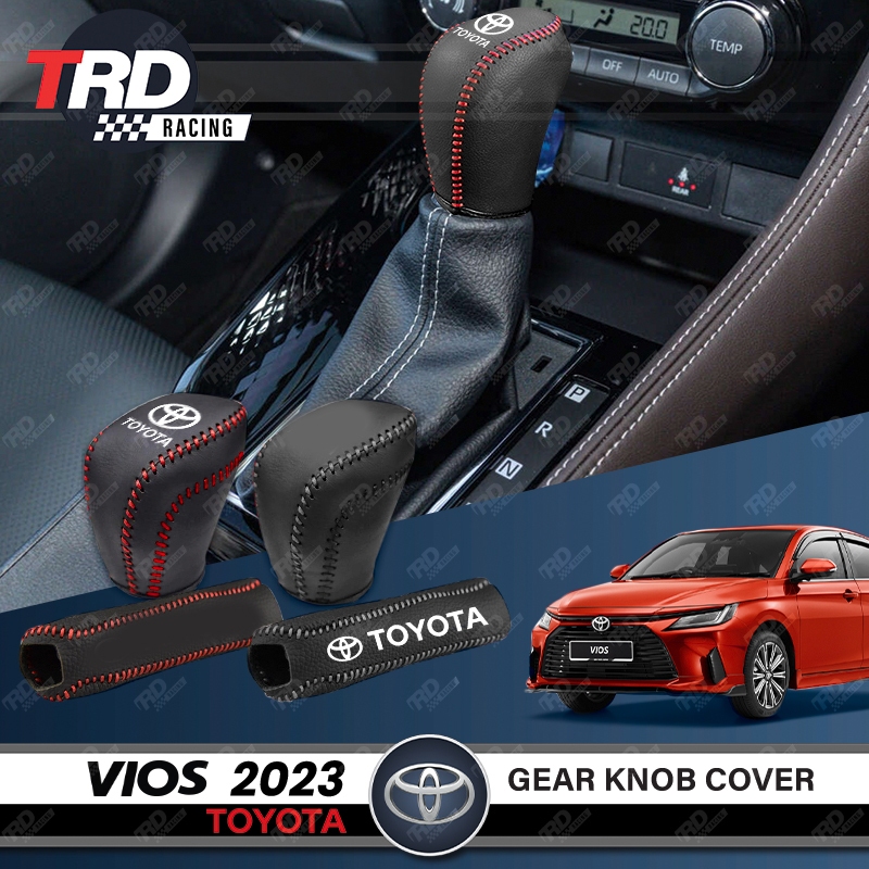 [GEAR KNOB COVER] TOYOTA ALL NEW VIOS 2023 2024 Leather 1.5G E Sarung ...