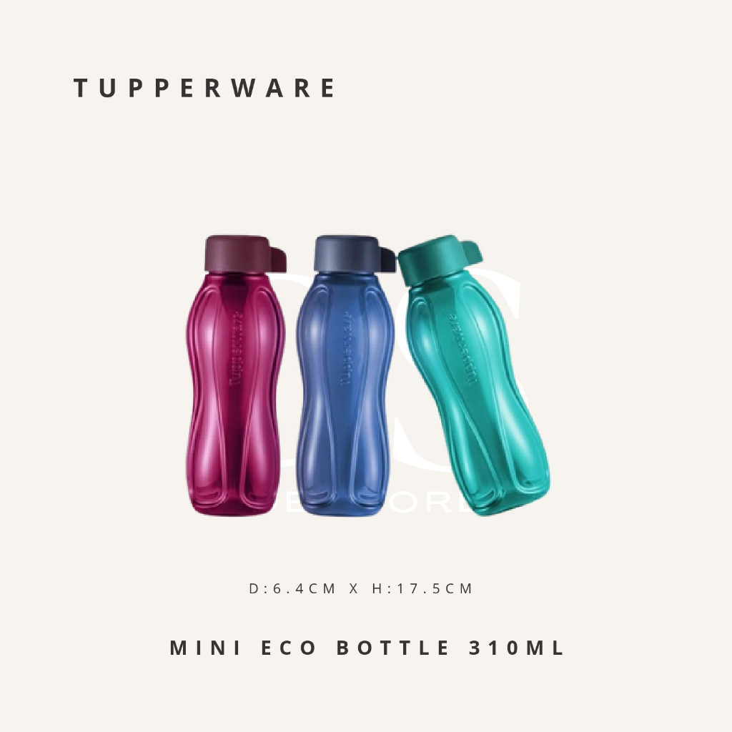 Tupperware Mini Eco Bottle 310ml/ Botol air minuman/ drinking bottle ...