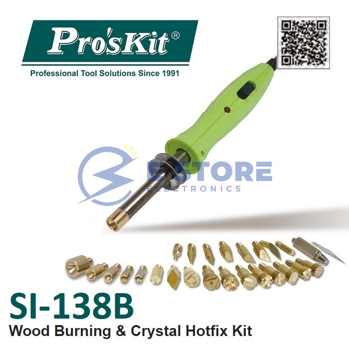 Pro'sKit SI-138B Wood Burning & Crystal Hotfix Kit (Taiwan) | Shopee Philippines