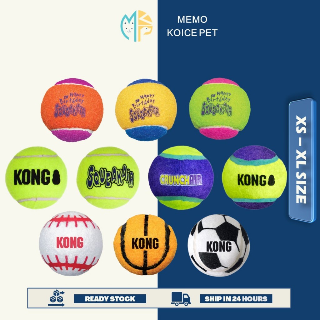 Kong Ball Series (Squeak Air Ball / Air Birthday Ball / Sport Ball ...