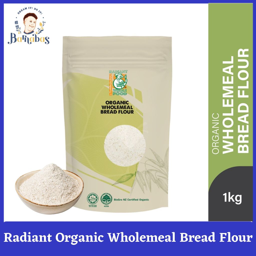 Radiant Organic Wholemeal Bread Flour (1kg) | Shopee Philippines