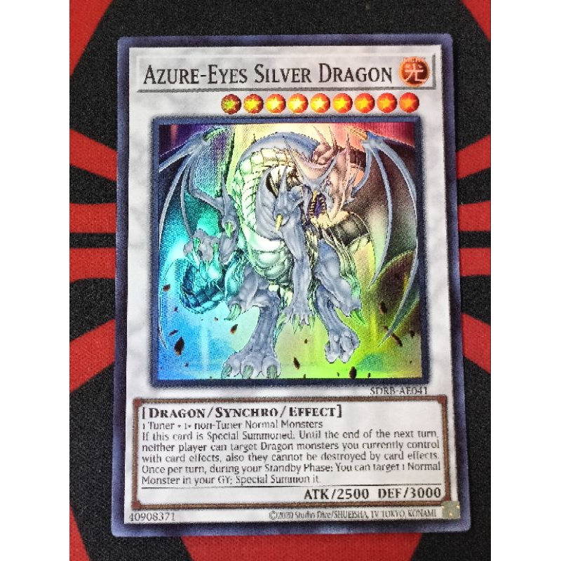 YUGIOH KONAMI SDRB-AE041 Azure-Eyes Silver Dragon | Shopee Philippines