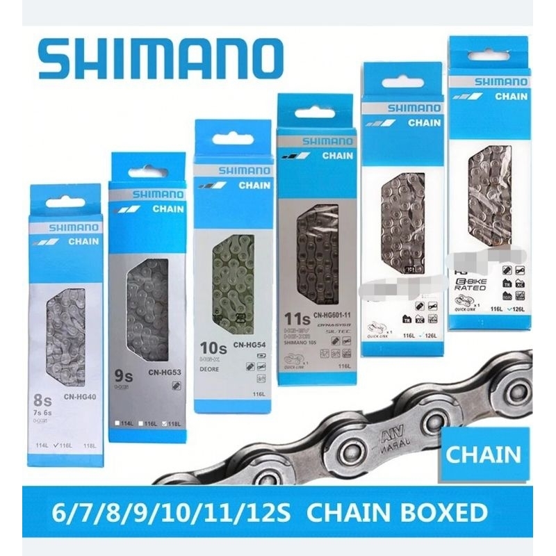 Shimano Bike Chains 6/7/8/9/10/11/12 Speed s M8100 HG40 HG73 HG901 IG51 ...