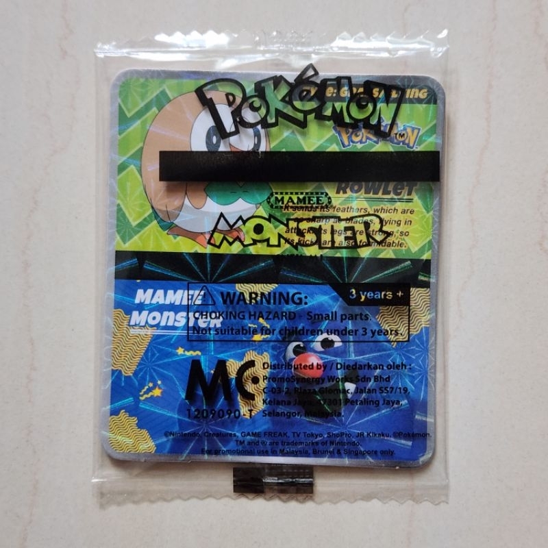Mamee Monster X Pokemon Sticker Rowley 2023 Edition | Shopee Philippines