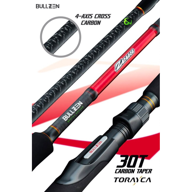BULLZEN ZEUS SPINNING FISHING ROD | Shopee Philippines