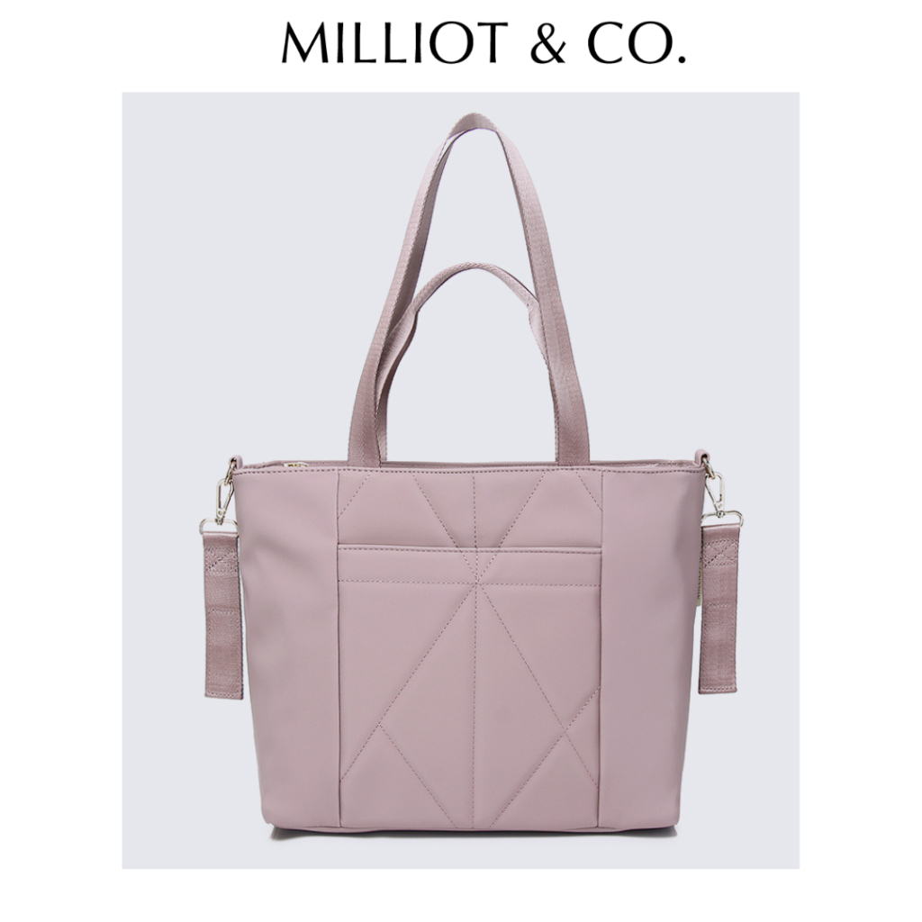 Milliot & Co Mila Multi-compartment Tote Bag | Shopee Philippines