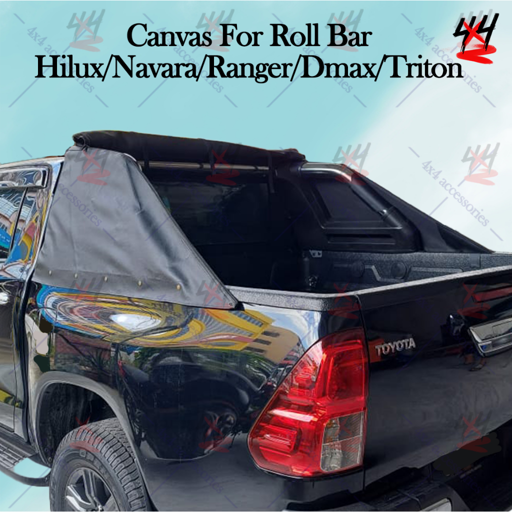 4X4 Canvas For Hilux Triton Ranger Navara OEM Roll Bar Canvas Pickup ...