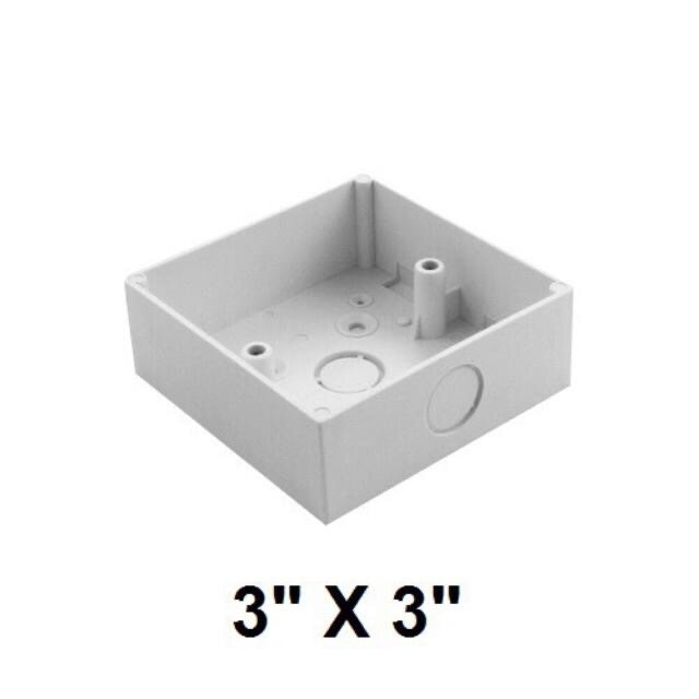 PVC Electrical Box 3x3 & 3x7 (White) | Shopee Philippines