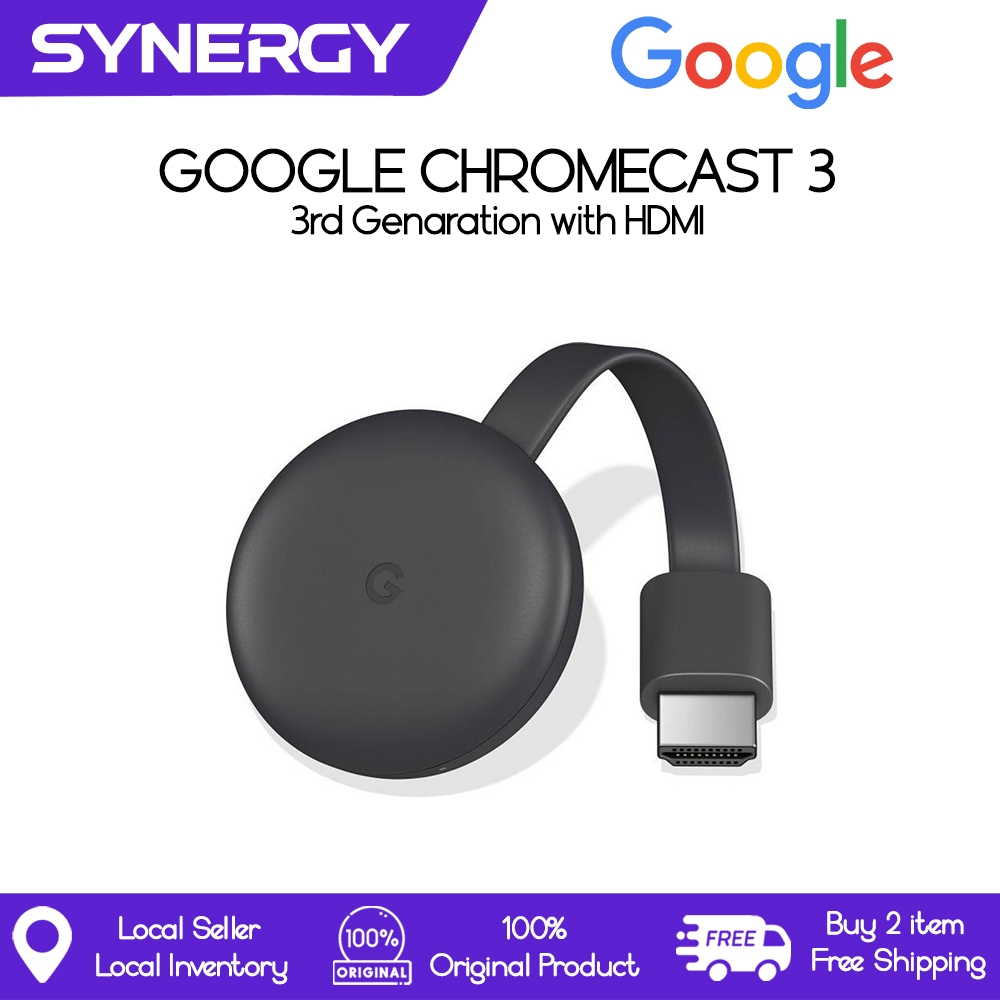 Google Chromecast 3rd Gen US version | Shopee Philippines
