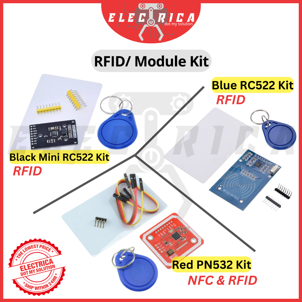 Arduino RFID RC522 Card Reader Module Set MFRC522 | Shopee Philippines