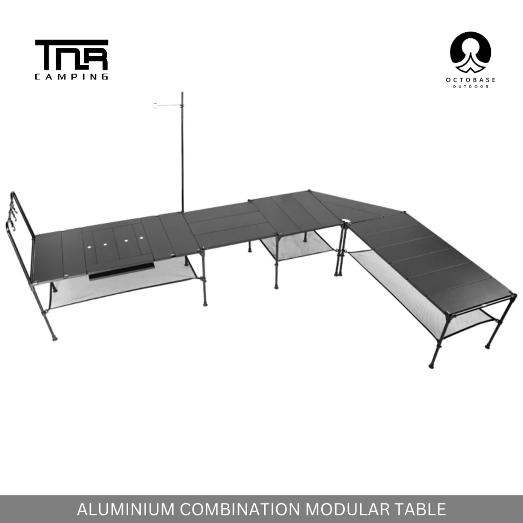 TNR CAMPING - TABLE ALUMINIUM COMBINATION TABLE IRON GRILL TABLE (IGT ...