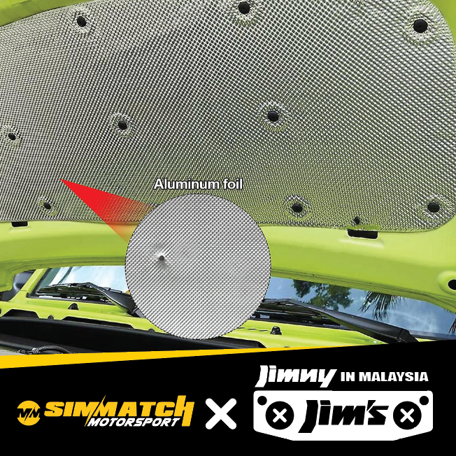 Suzuki Jimny Sierra JB64 JB74 2019 to 2024 Bonnet Engine Bay Heat and ...