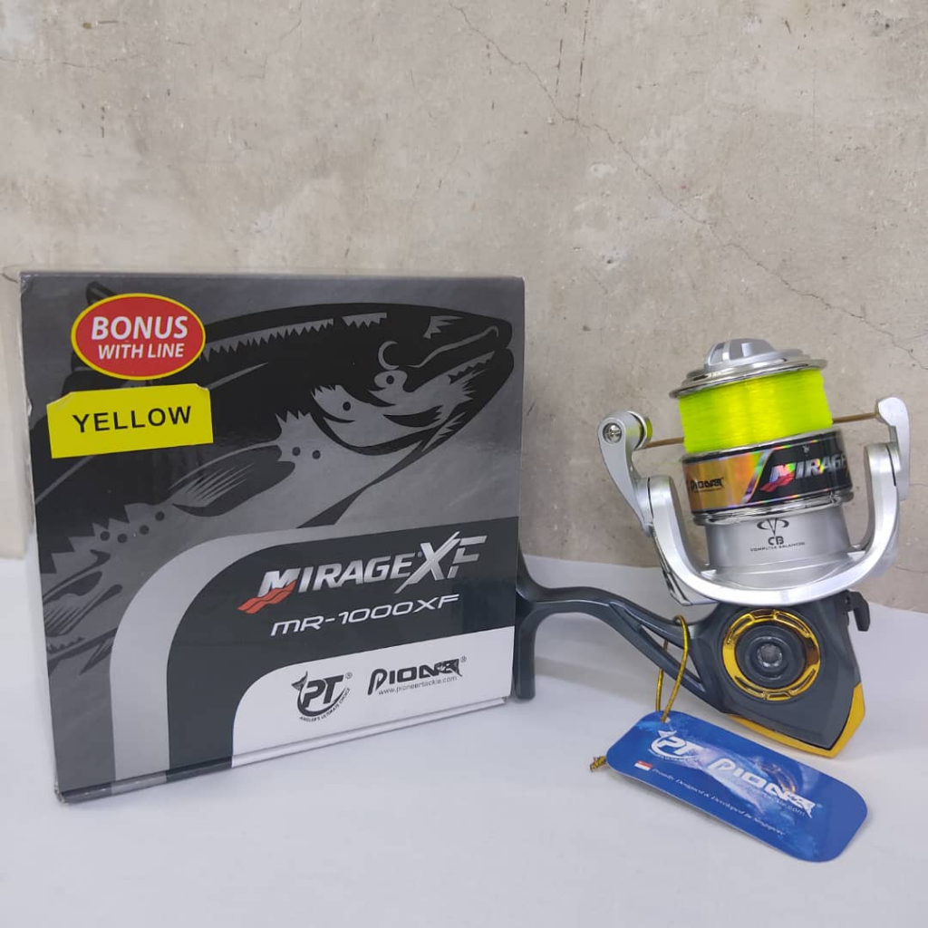 PIONEER MIRAGE XF SPINNING REEL (WITH PRE-SPOOLED LINE) | Shopee ...