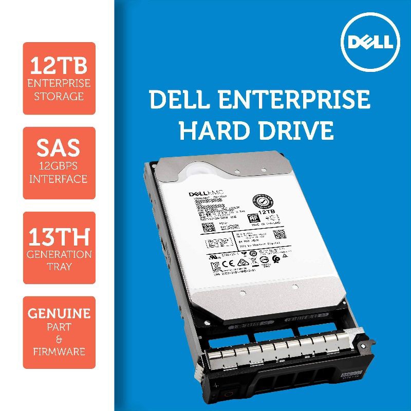 Dell EMC Hard Disk 3.5" 12TB 4Kn HGST Ultrastar HUH721212ALN600 Western ...