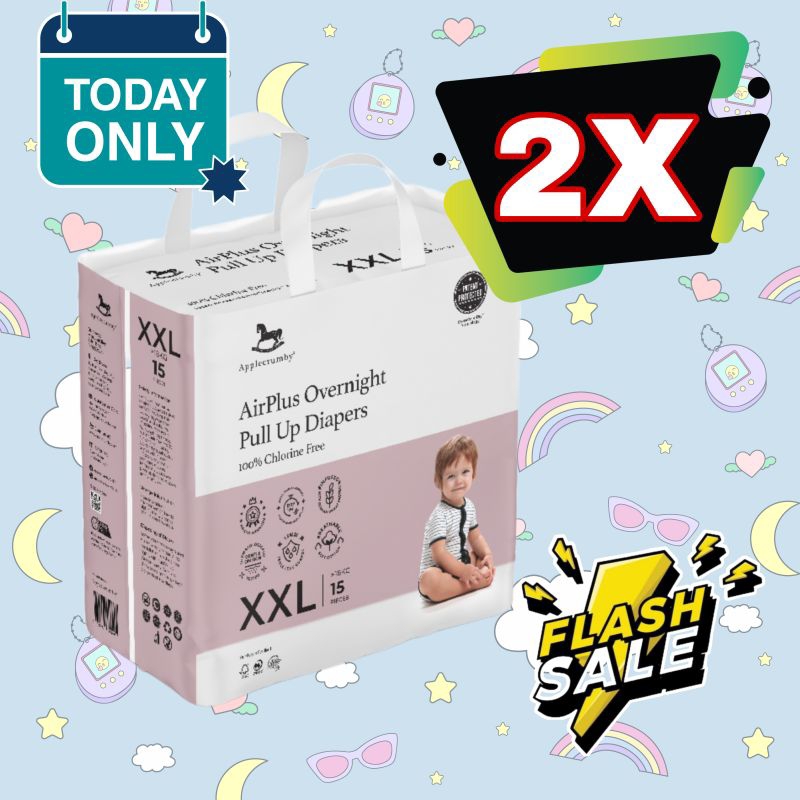 2 Packs Bundle Applecrumby New Look Pull Up Pants Diapers- XXL Chlorine ...