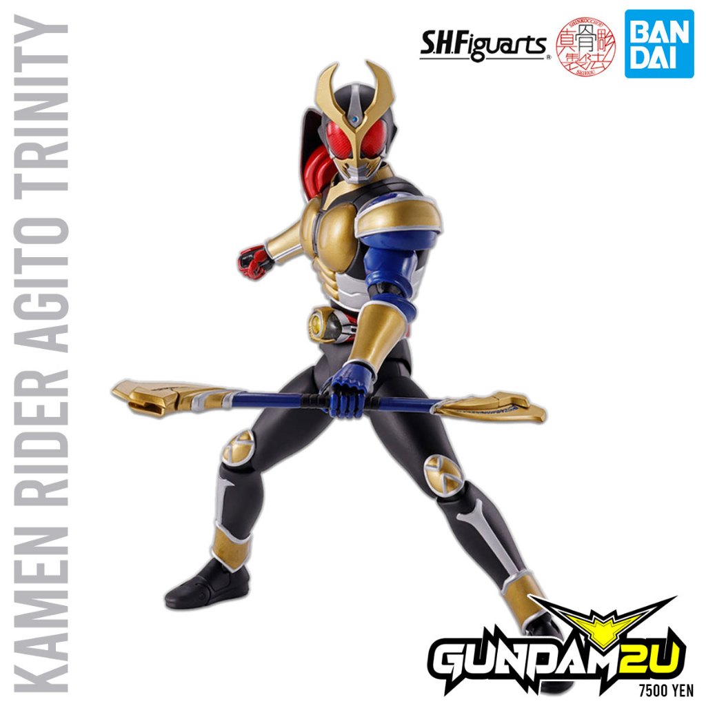 P-BANDAI SHF SKC Kamen Rider Agito Trinity Form - S.H.Figuarts ...