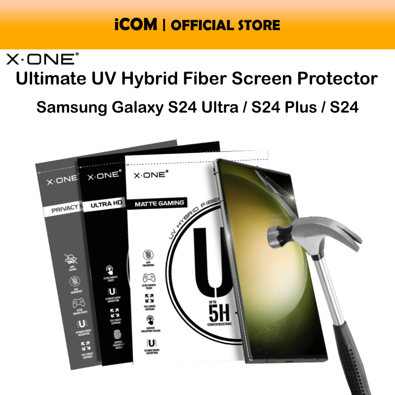X.One Ultimate UV Screen Protector for Galaxy S24 Ultra/S24 Plus/S24 ...