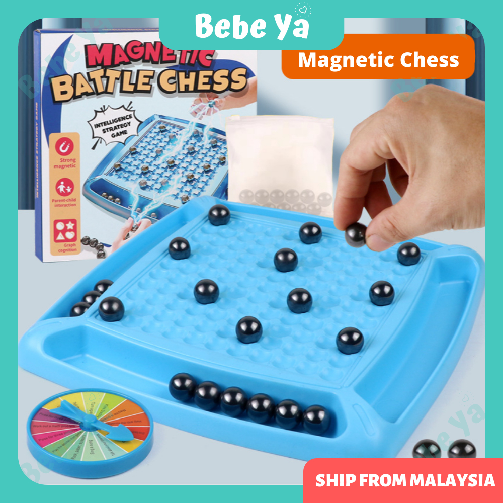 Magnetic Chess Game Set 32pcs - Magnet Ball Board Game Magnet Toy ...