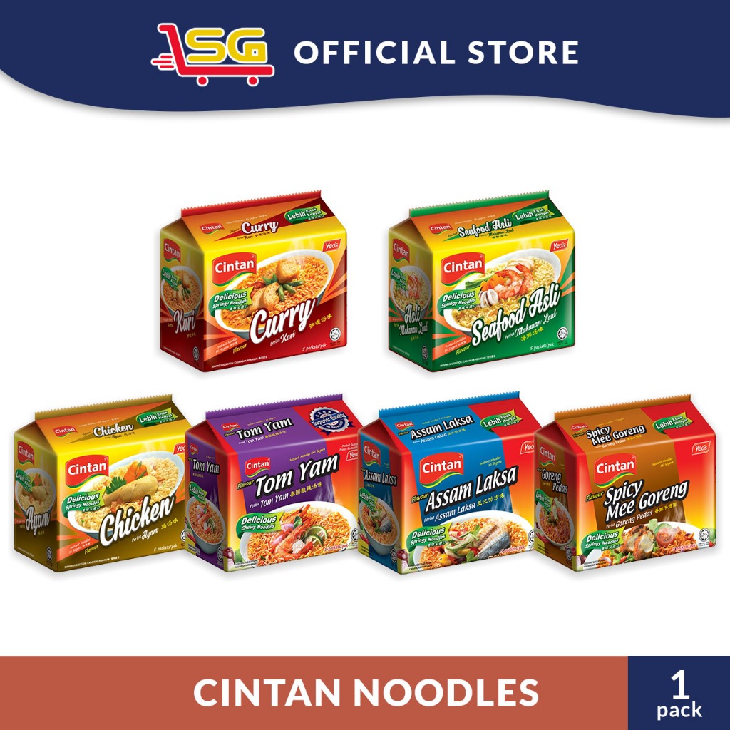 SG Cintan Instant Noodles (Seafood/Curry/chicken/ Tomyam/ Asam Laksa ...