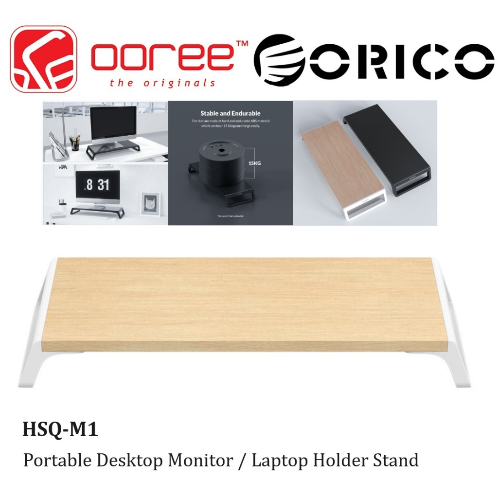 ORICO HSQ‐M1 PORTABLE MONITOR / LAPTOP / COMPUTER STAND UNIVERSAL DESK ...