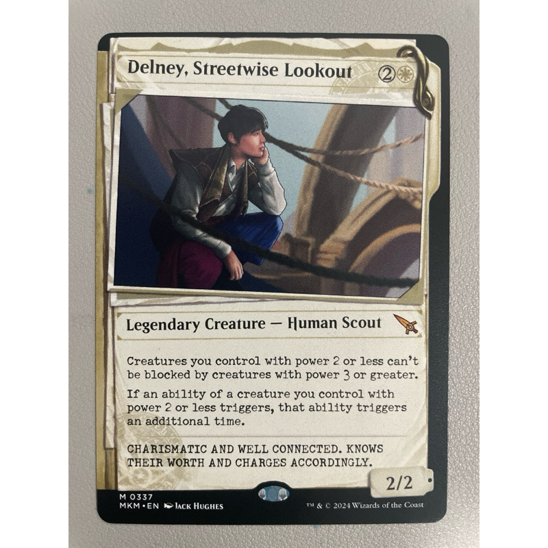 MTG:Murders at Karlov Manor (MKM) M0337 - Delney, Streetwise Lookout ...