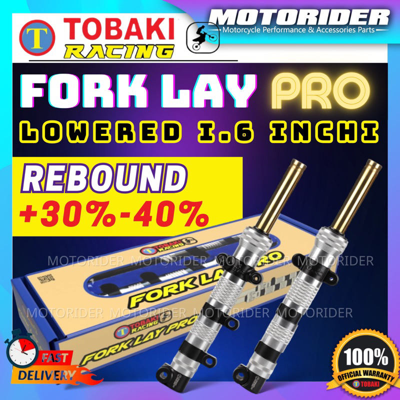 Tobaki Racing Fork Lay PRO Y15ZR LC135 Y16ZR RSX150 ZX150 Lowered 1.6 INCHI | Shopee Philippines