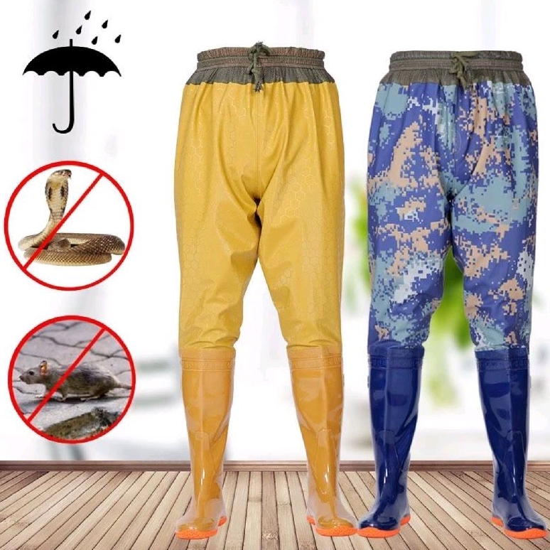 Kasut turun sawah bendang sungai tinggi 110cm/High quality waterproof ...