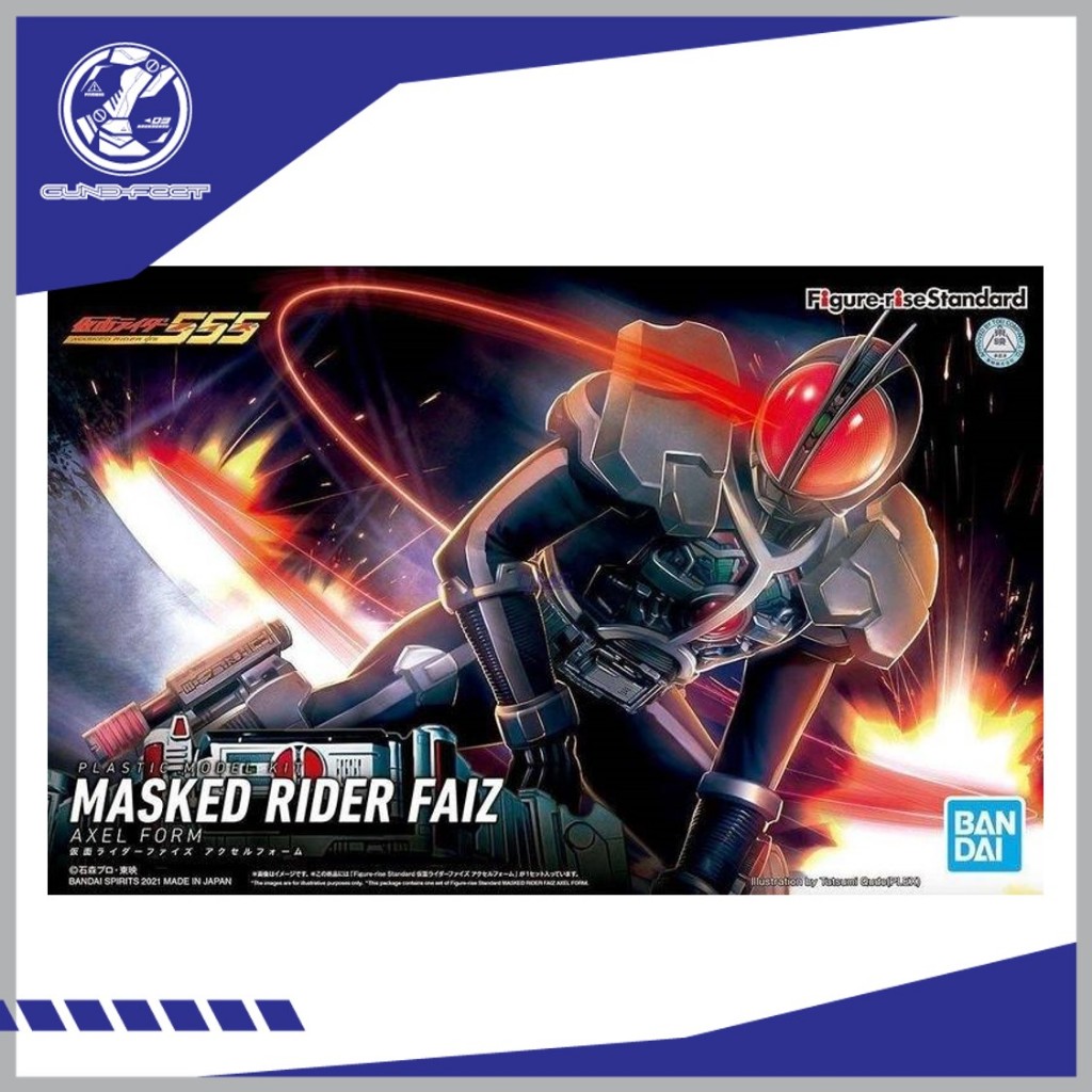 BANDAI FIGURE RISE STANDARD MASKED RIDER FAIZ KAMEN RIDER FAIZ AXEL ...