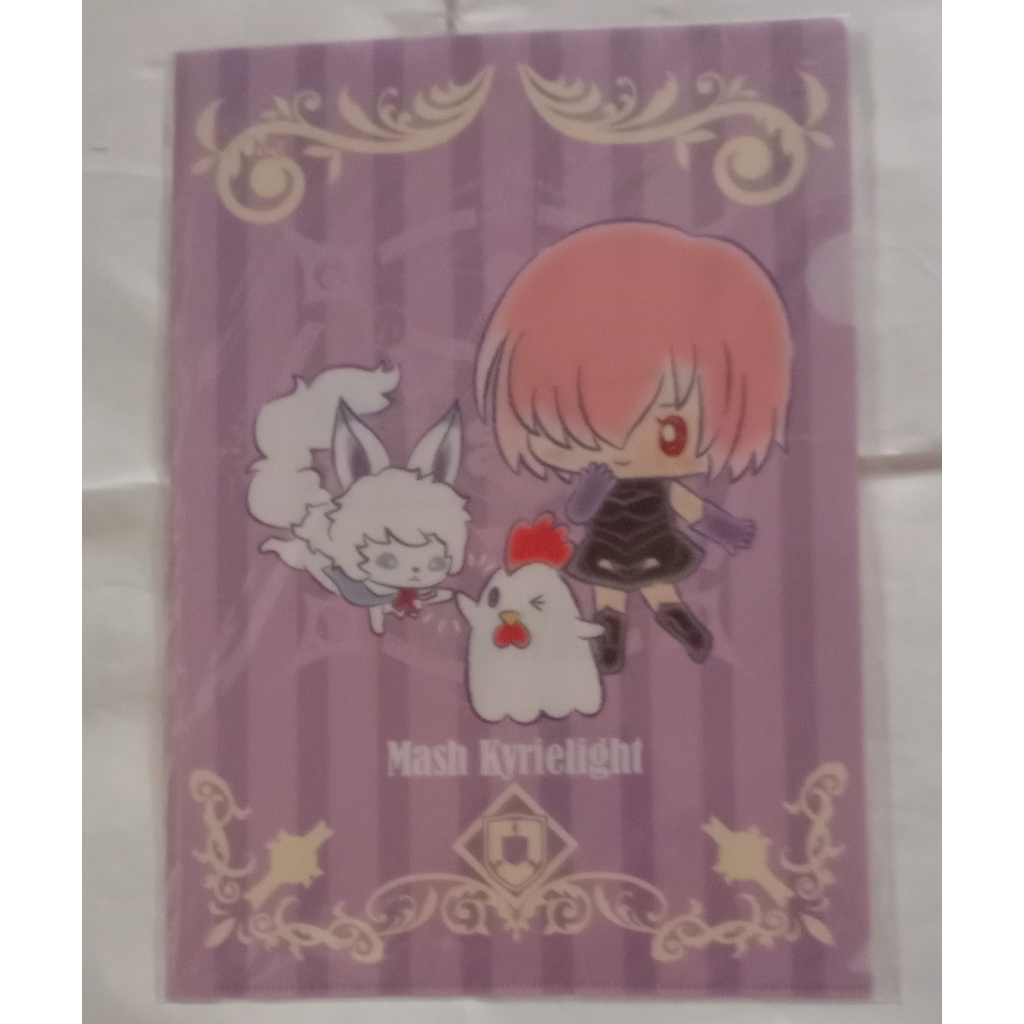 FGO Fate/Grand Order Mashu Kyrielight x Lawson collab A4 size file ...