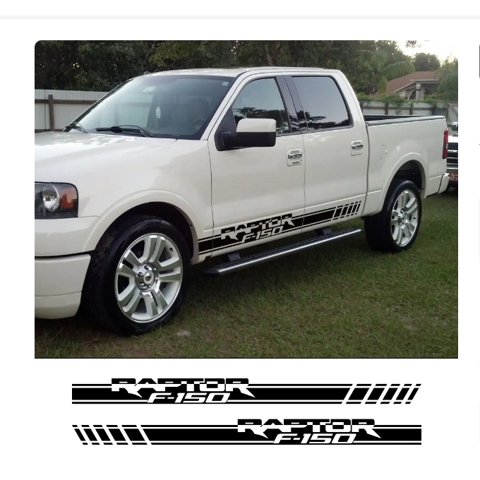 Pickup Door Side Stickers Truck Graphics Body Stripes Decals Vinyl ...