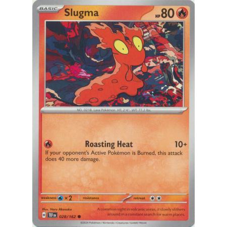 Slugma / 028/162 / Reverse Holo & Common / Scarlet & Violet Temporal ...