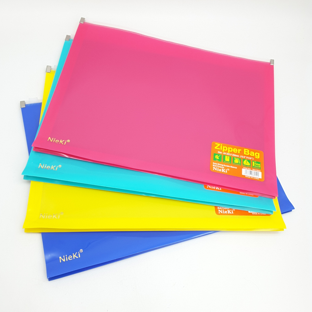 Nordic A4 Document File Folder Document Bag Zipper Bags Waterproof ...