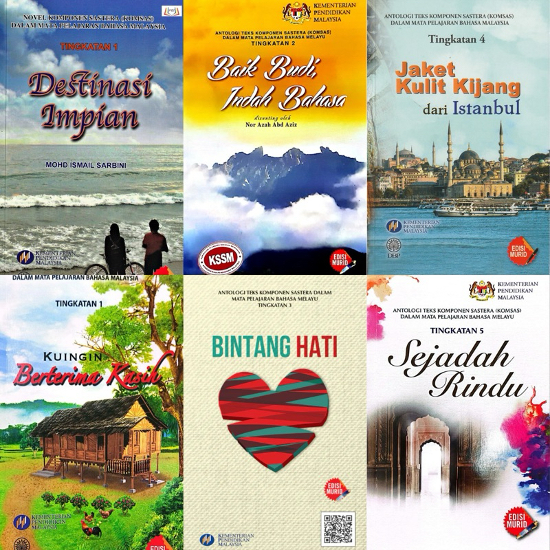 Spm Komsas KSSM Bahasa Melayu 2nd Hand book Form 1,2,3,4,5 Destination ...