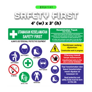 Prioritize Safety First Banner/Sticker Use Appropriate Safety Tools (4 ...