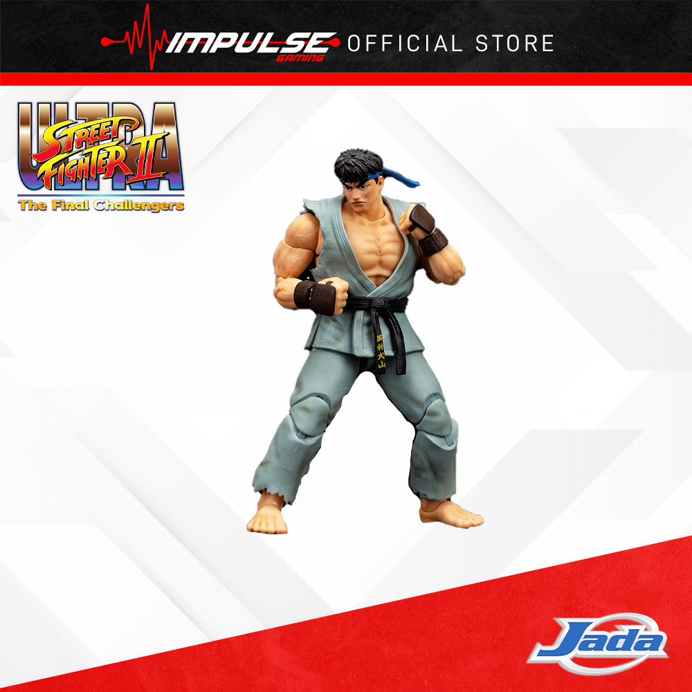 Jada Toys 6" Ryu (Player 2) / Action Figurine / Ultra Street Fighters | Shopee Philippines