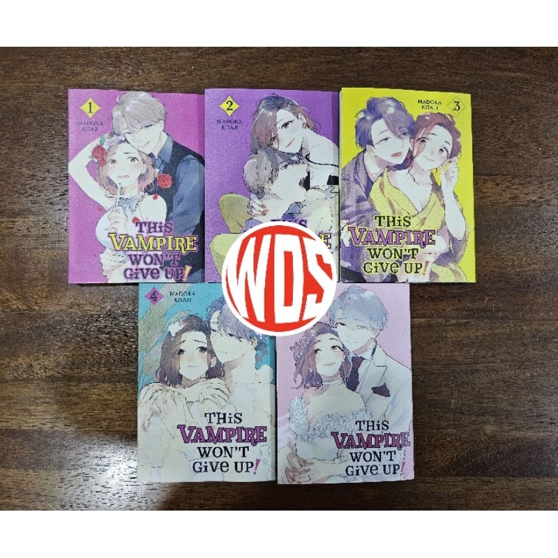 Manga : This Vampire Won't Give Up! volume 1-5 (English Version) | Shopee Philippines