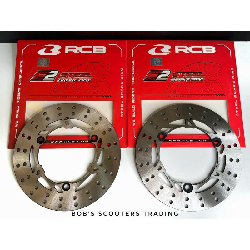 [ 230MM ] RCB E2 SERIES BRAKE DISC FRONT & REAR NMAX155 & NMAX V1/V2 & NVX155 & NVX V1/V2 ...