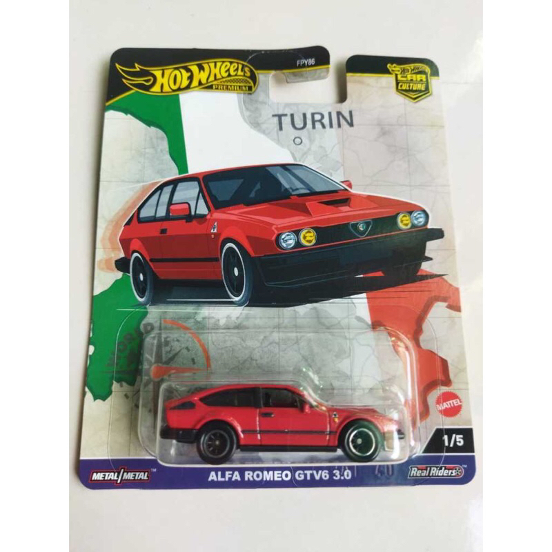 2024 Hot Wheels Premium ALFA ROMEO GTV6 3.0 (Red) - World Tour Series ...