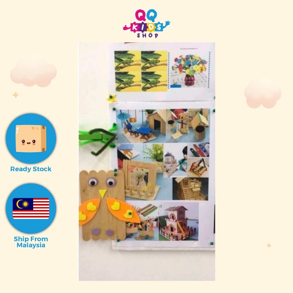Diy Colour Pine Stick Wood Big Kayu Pine Art | Shopee Philippines