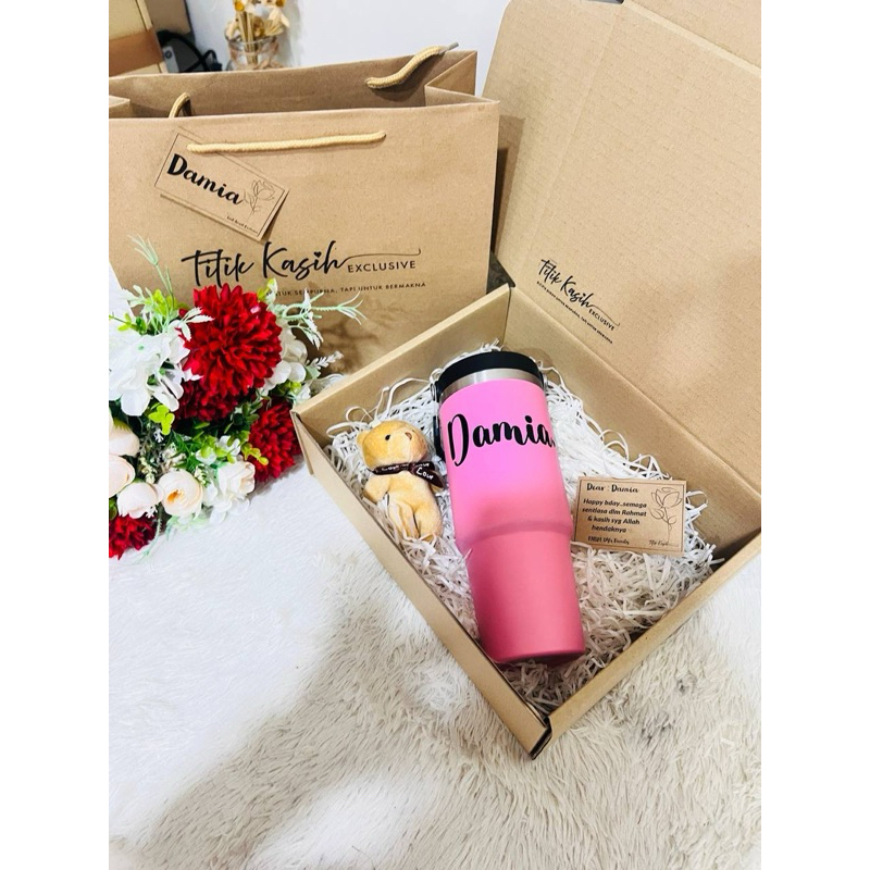 Box Tumbler Custom Nama | Shopee Philippines