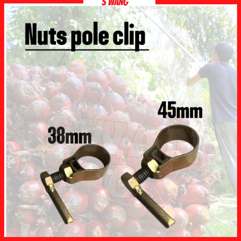 Oil Palm Round Pole Clamps Nuts / klem galah/Pole Lock 1 1/2" dan 1 3/4 ...