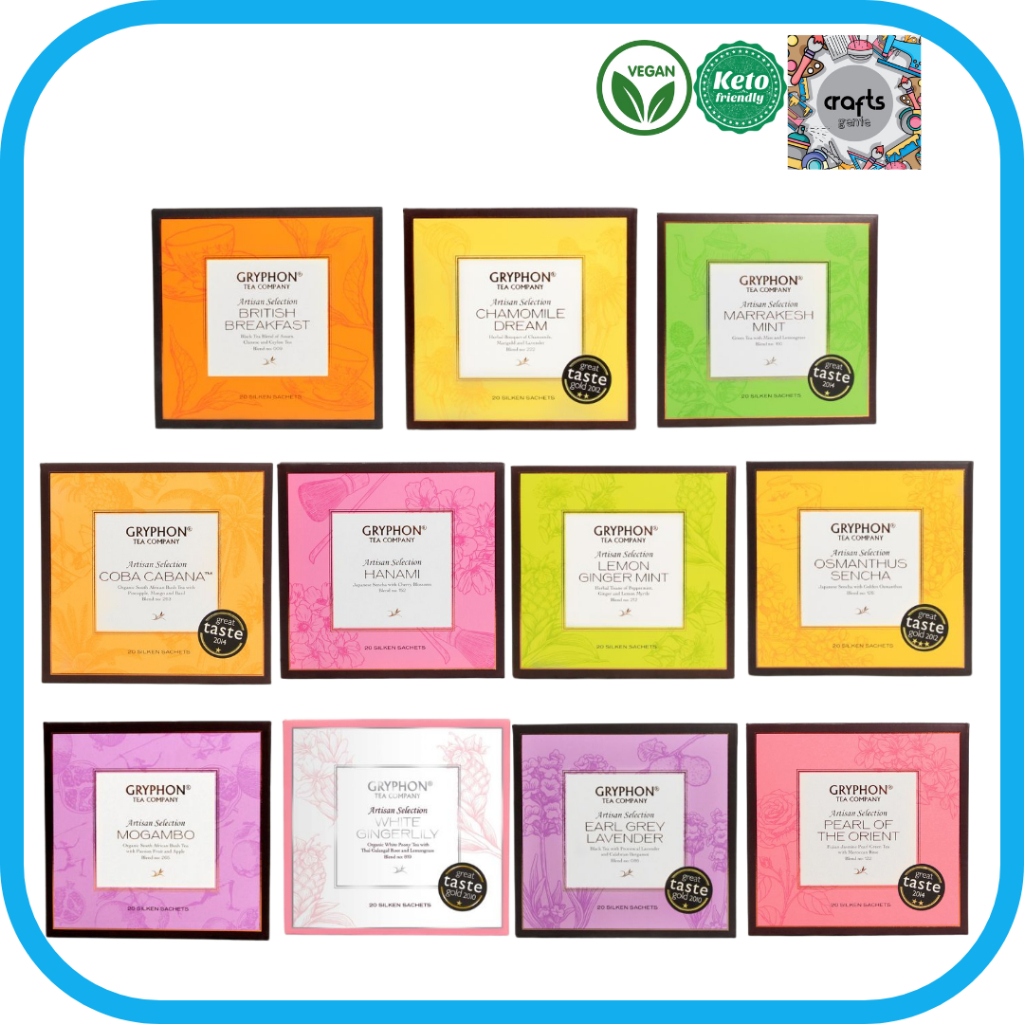 Gryphon Gourmet Japanese Teas 1 box ( 20 Sachets ) - High-quality ...