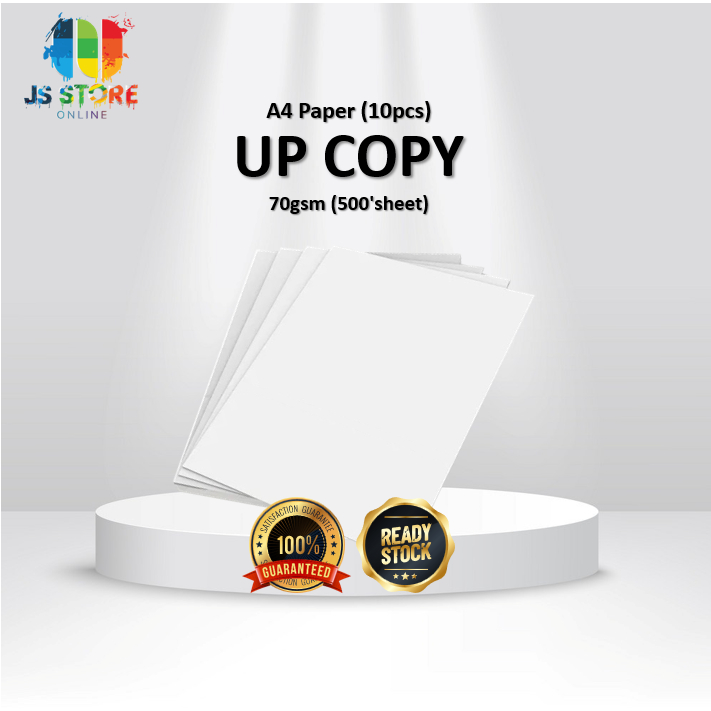 [10psc] Up Copy A4 Paper 70gsm (500'sheet) | Shopee Philippines