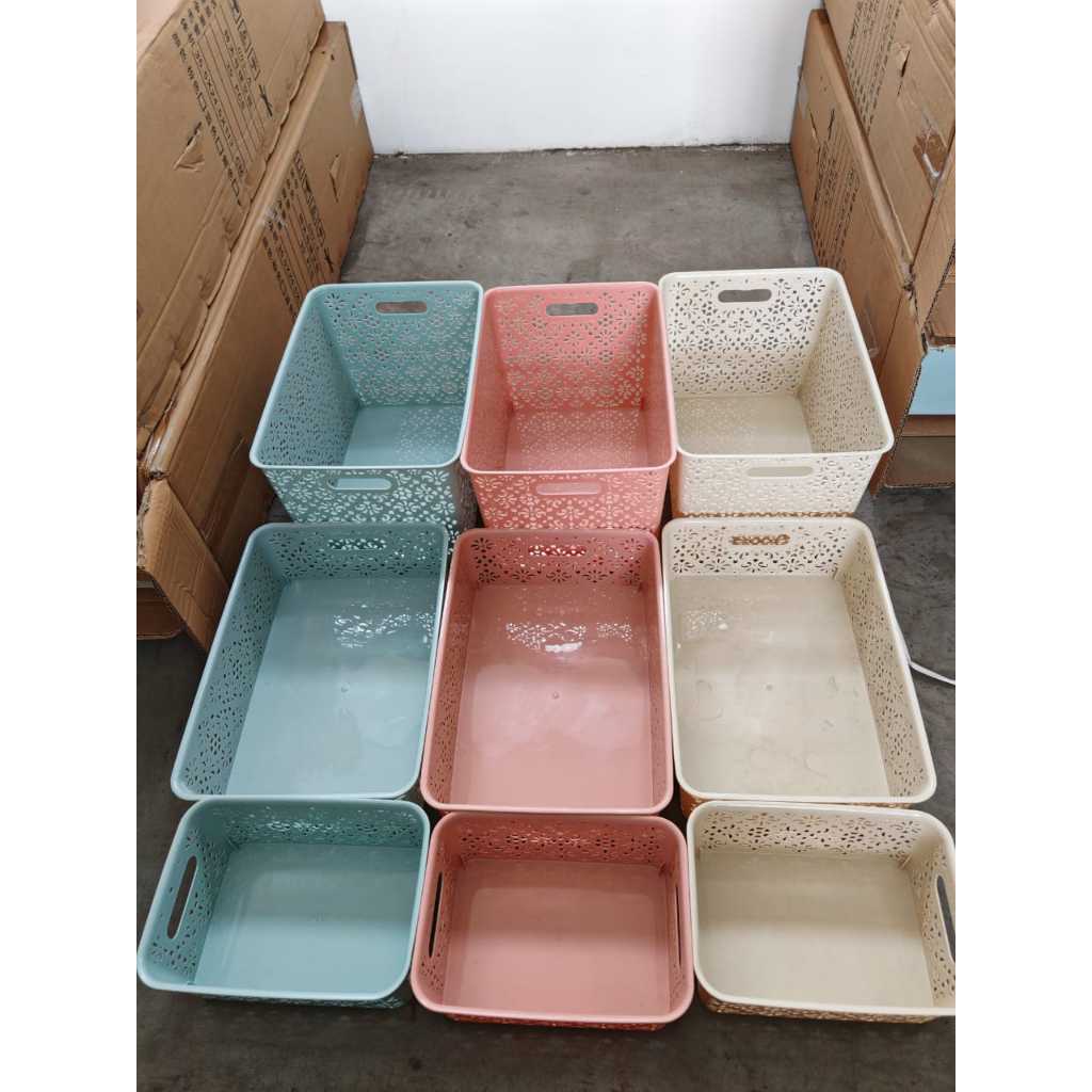 Organizer Storage Stackable Box Plastic Multipurpose Simpan Barang ...