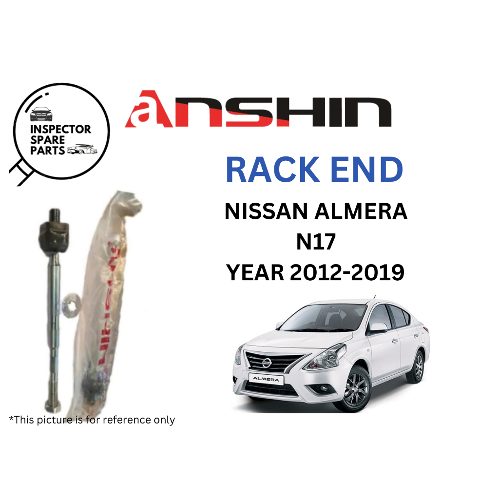 ANSHIN JAPAN QUALITY NISSAN ALMERA N17 RACK END 48521-1HM0A | Shopee Philippines