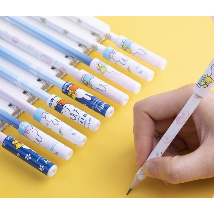 M&G Miffy Pencil Cap Pencil Extender Pencil Protector 晨光 文具 米菲 铅笔帽 ...