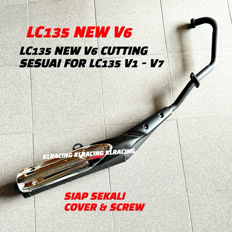 LC135 NEW V6 4S 5S Standard Exhaust Pipe LC135 Ekzos V1 V2 V3 V4 V5 V6 ...