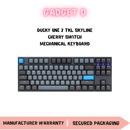 DUCKY ONE 2 SKYLINE BLACK CHERRY MECHANICAL KEYBOARD | Shopee Philippines