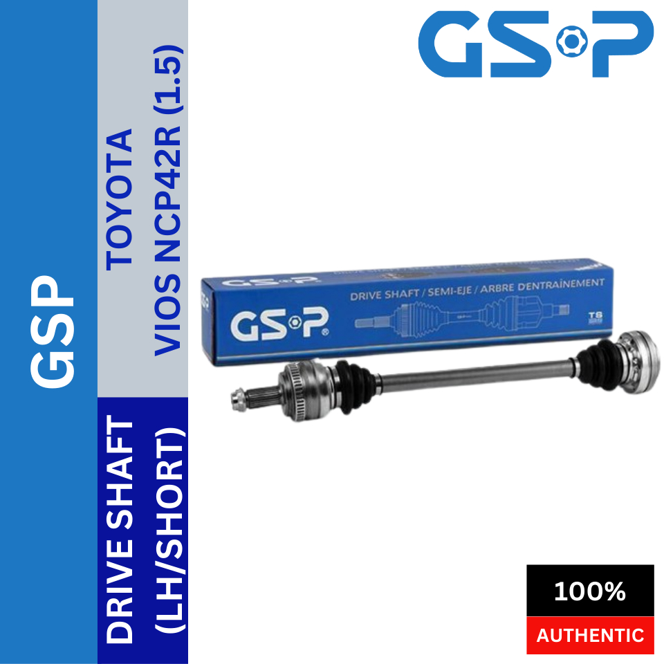 GSP DRIVE SHAFT (LH/SHORT)(RH/LONG) TOYOTA VIOS NCP42R (1.5) | Shopee ...